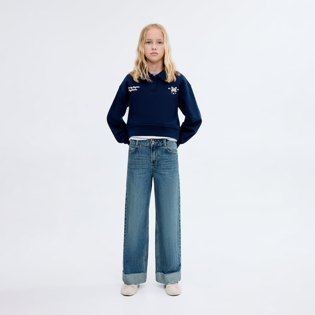 Vaqueros wideleg de niña 2026 | MNG Ecuador